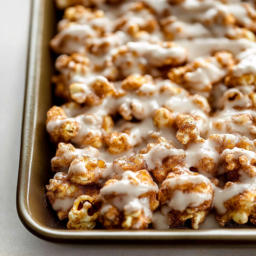 Cinnamon Roll Popcorn