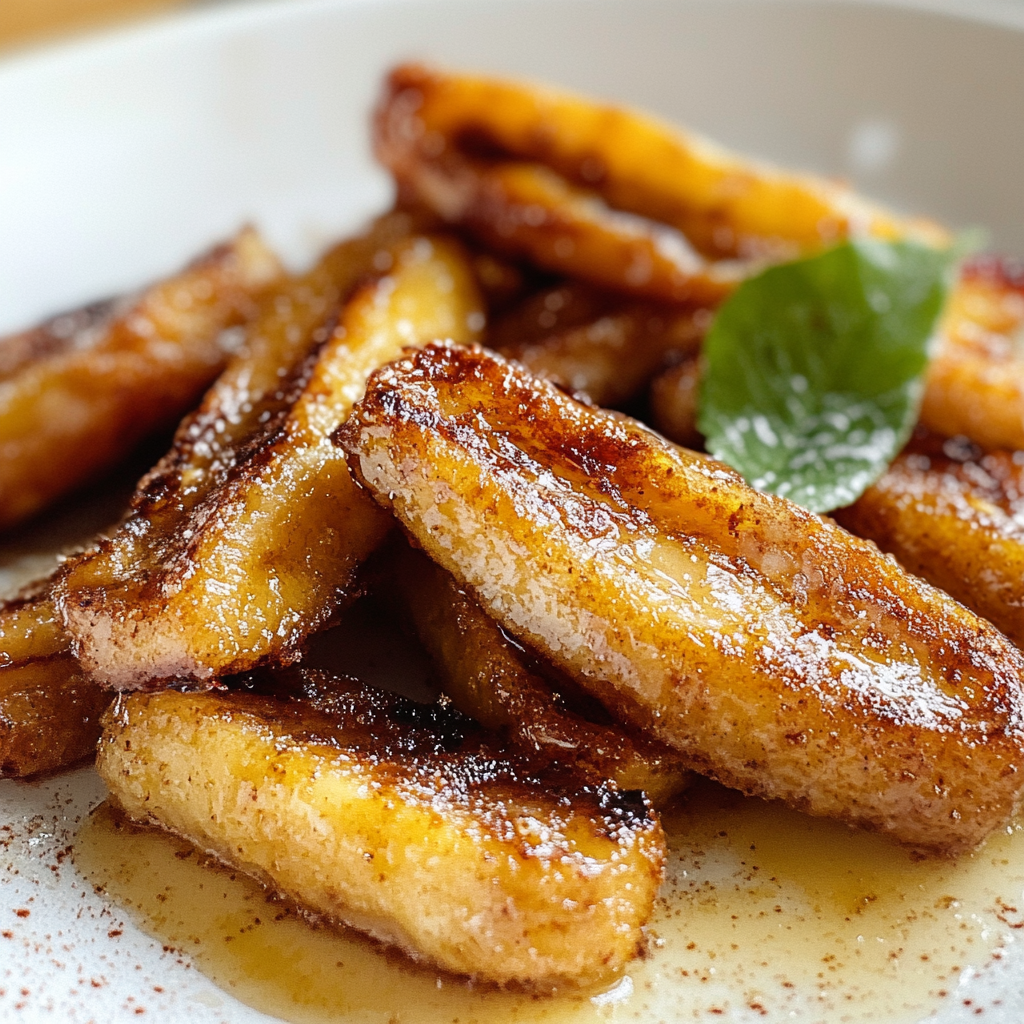 Easy Air Fried Bananas Recipe