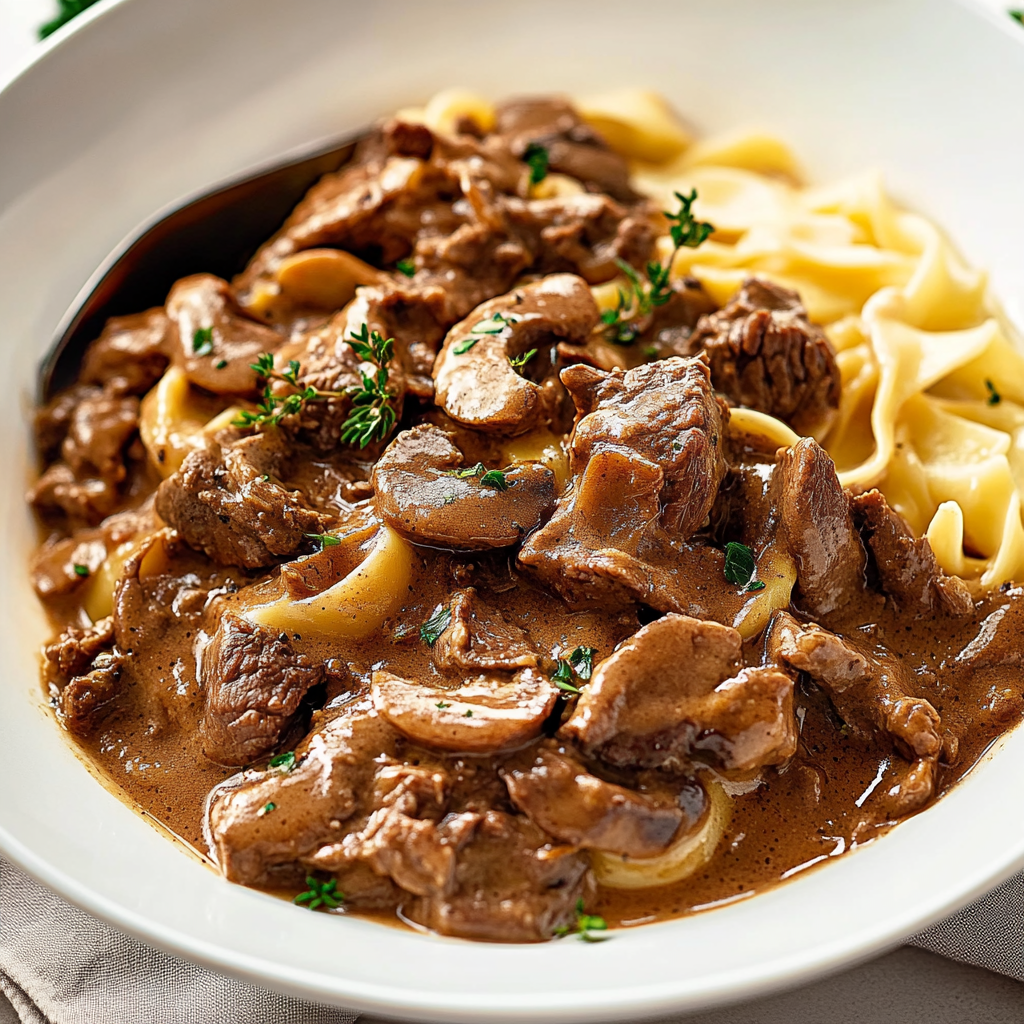 Delicious Beef Stroganoff Recipe