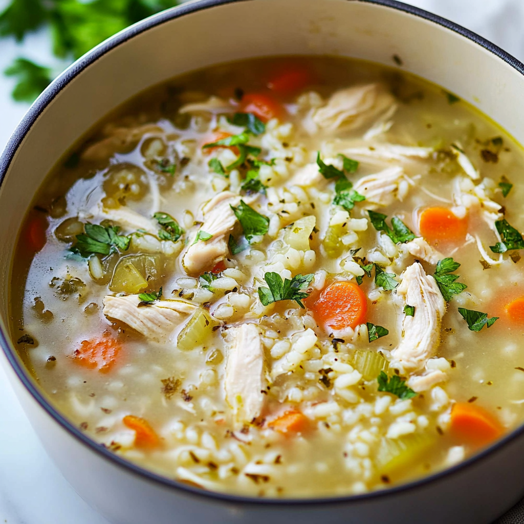 Easy Chicken and Rice Soup Recipe