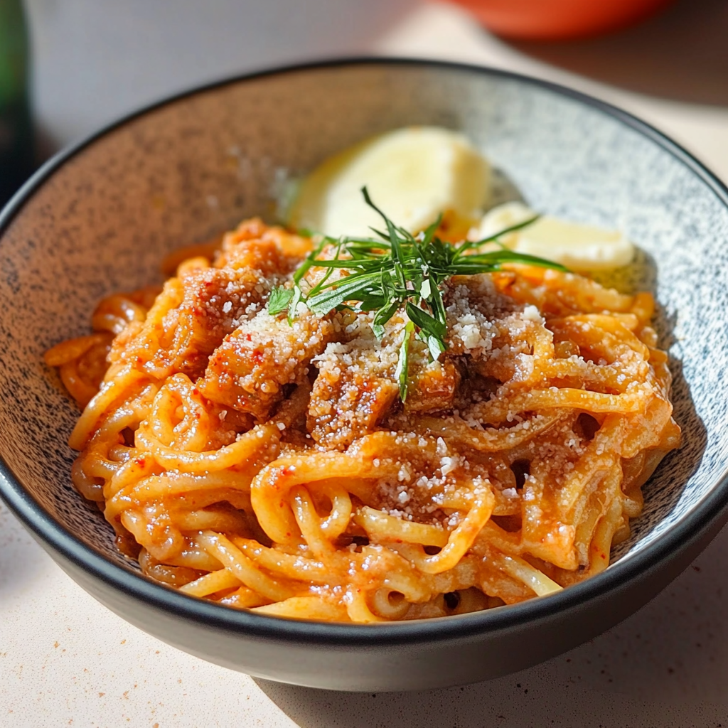 Creamy Korean Ssamjang Pasta