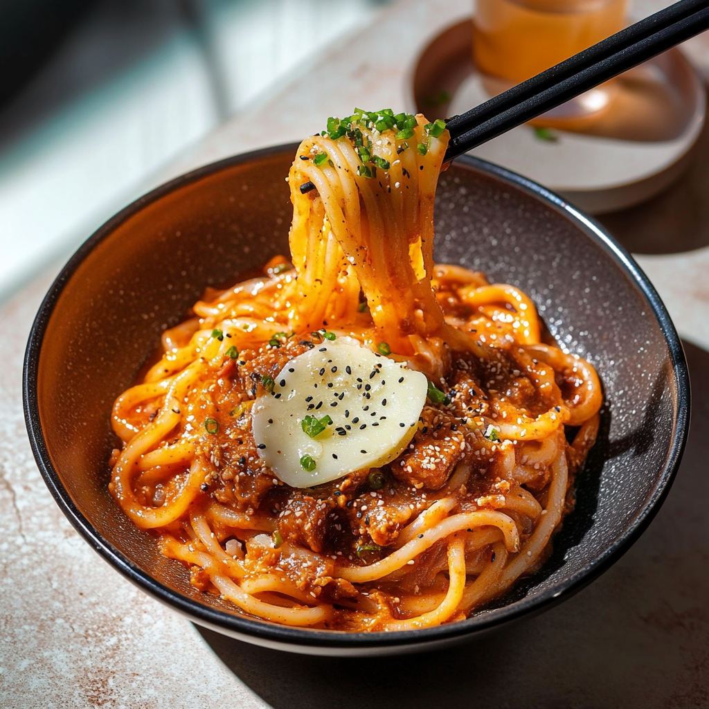 Creamy Korean Ssamjang Pasta