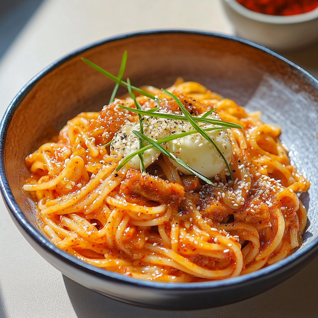 Creamy Korean Ssamjang Pasta