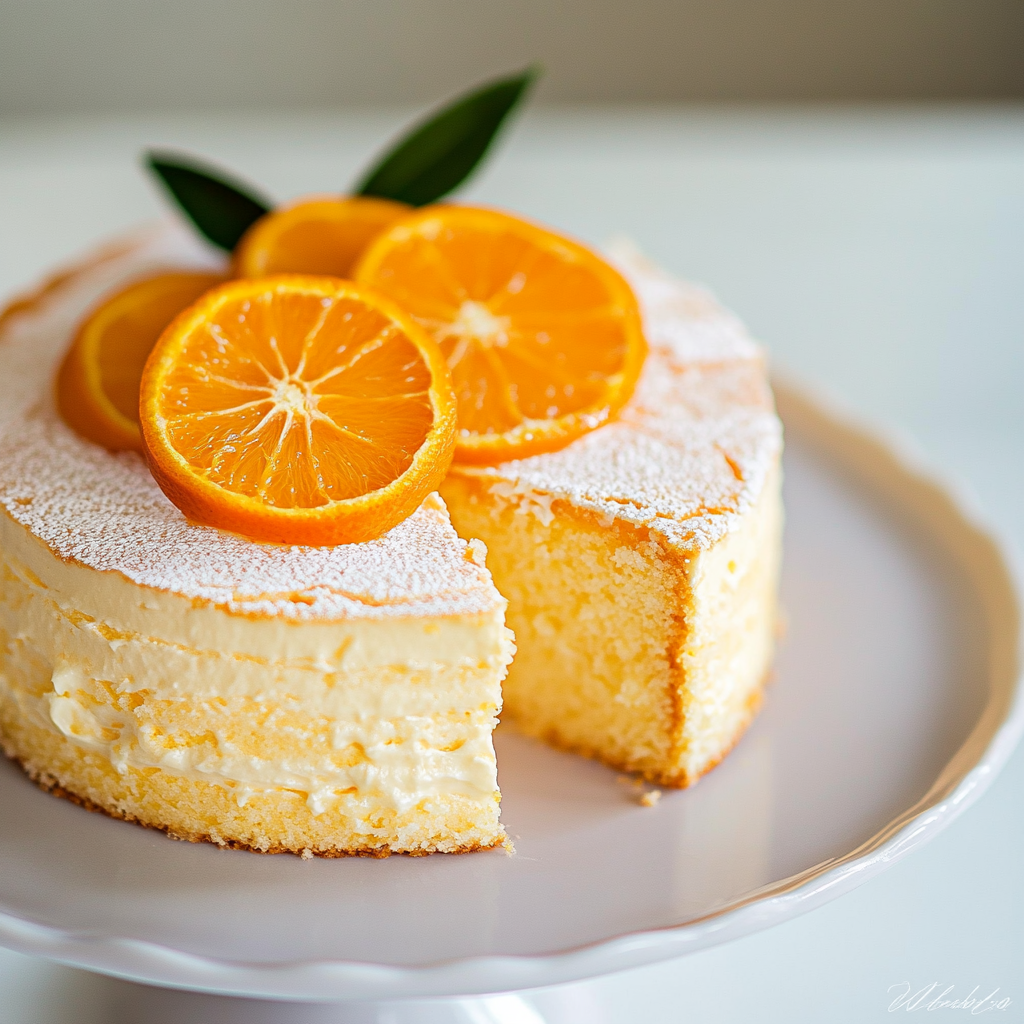 Homemade Mandarin Orange Cake
