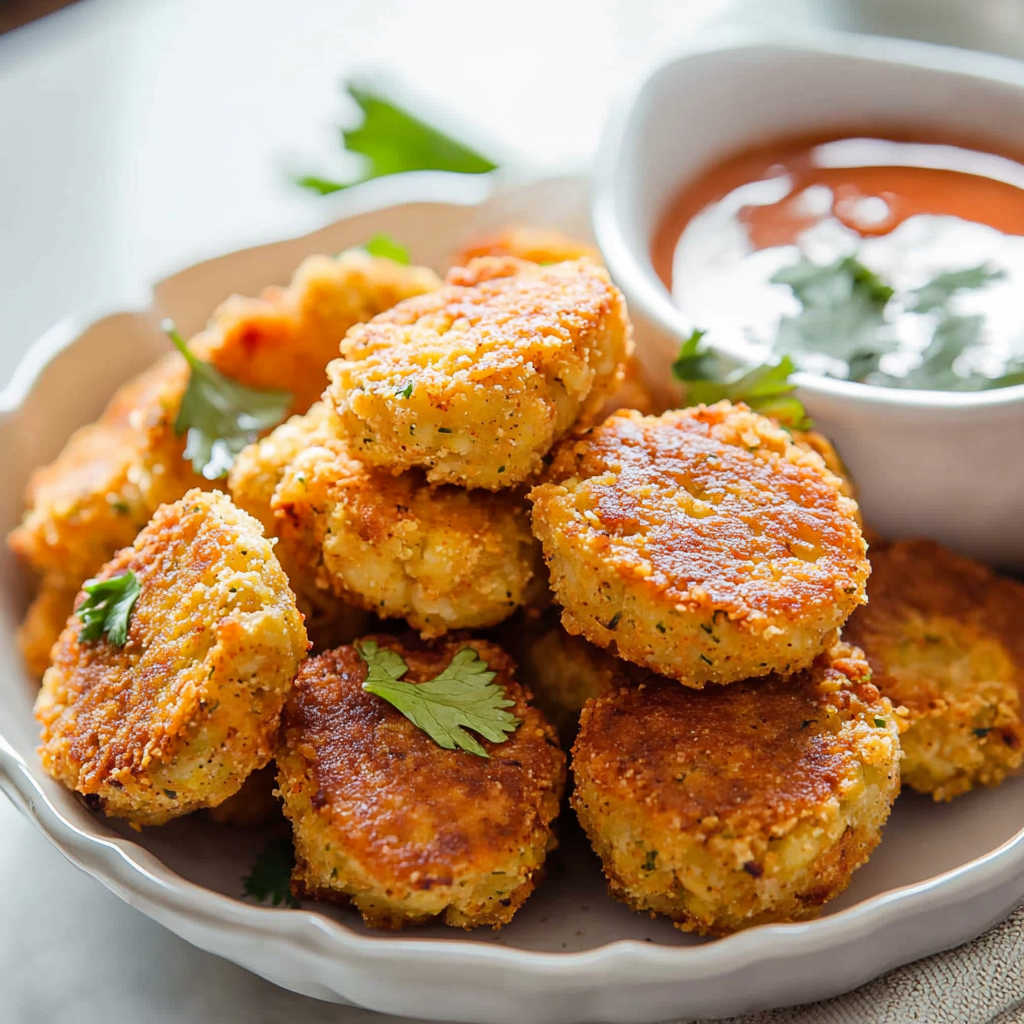Chickpea Vegetable Nuggets