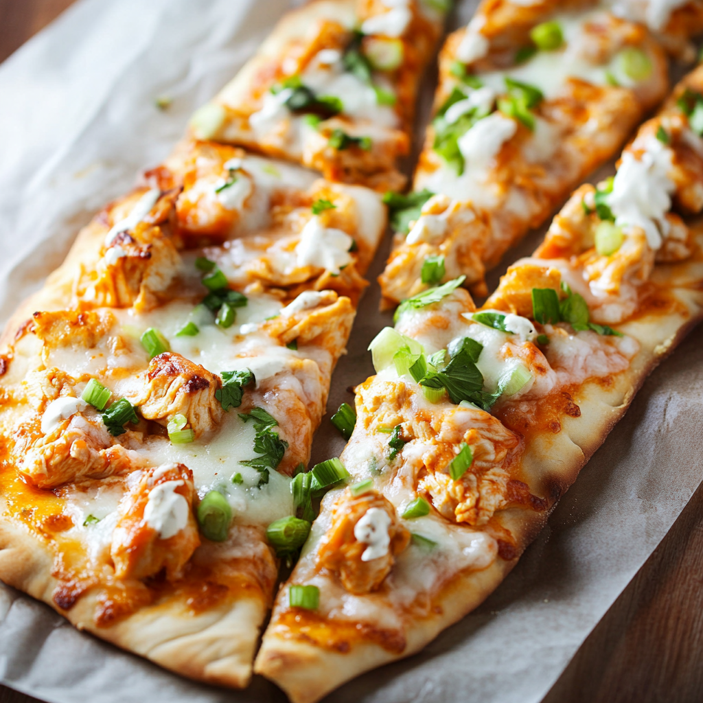Buffalo Chicken Flatbread