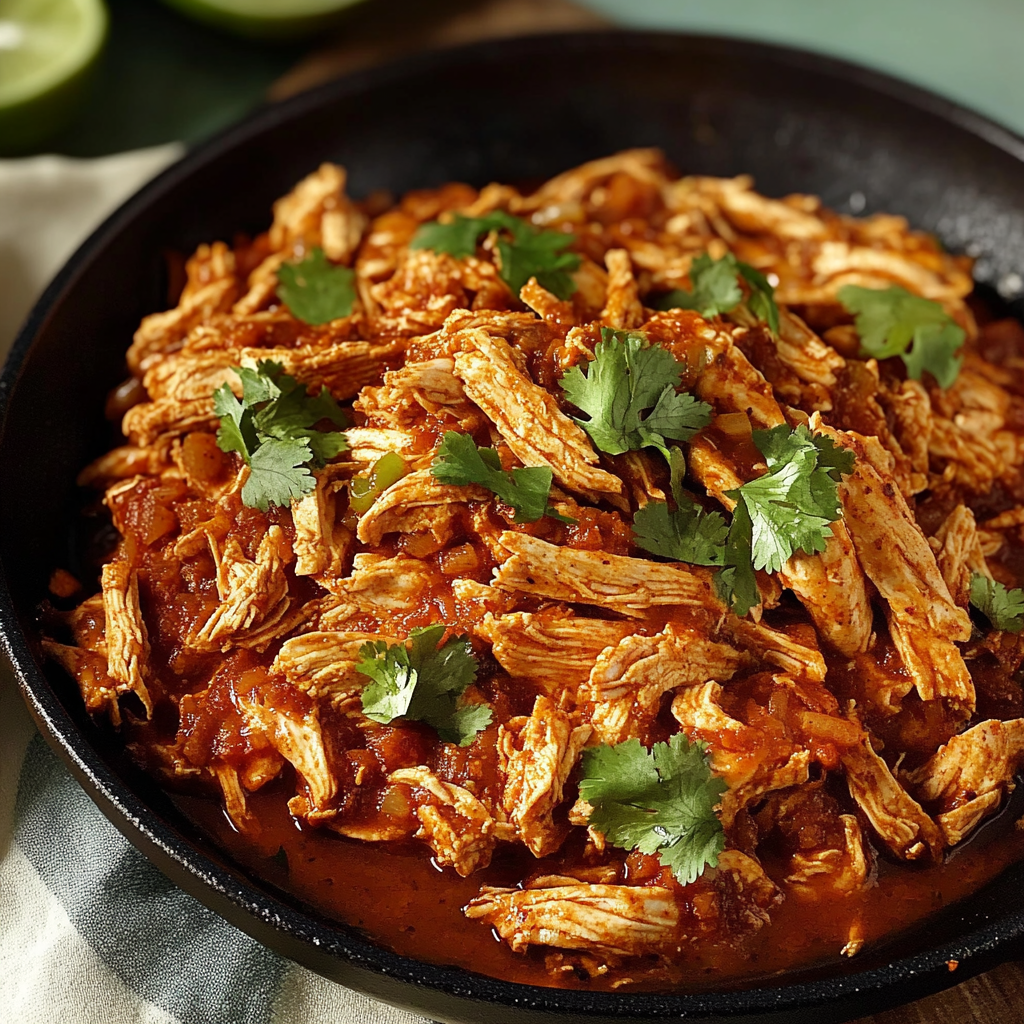 Chicken Tinga Recipe (Mexican Chipotle Shredded Chicken)