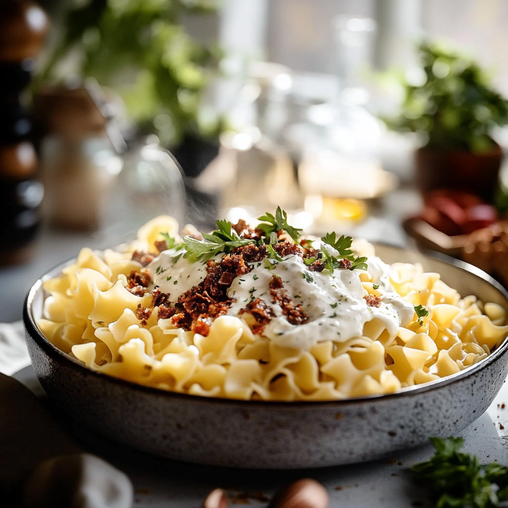 Arabic Pasta with Yogurt Sauce | Quick 30-Minute Recipe