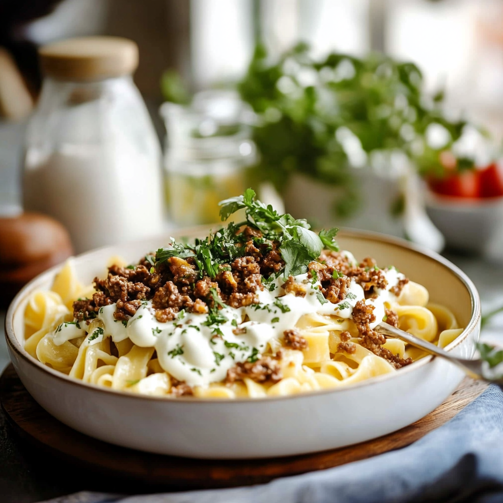 Arabic Pasta with Yogurt Sauce | Quick 30-Minute Recipe