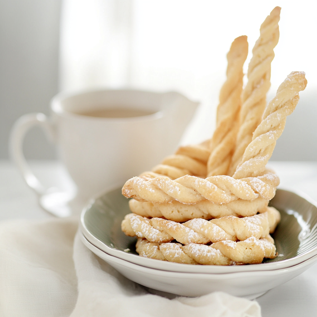 Braided Sugar Cookie Stick