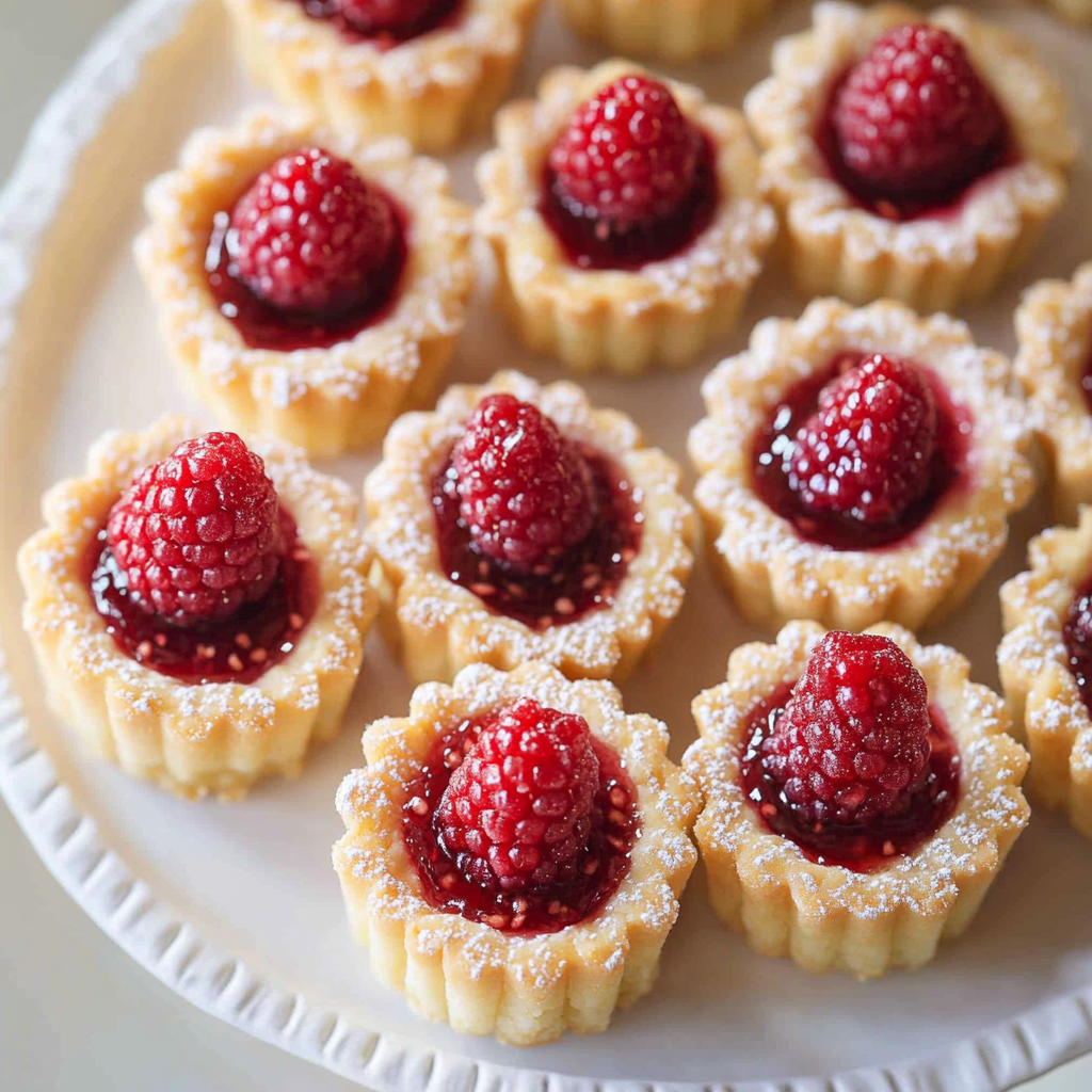 Mini Raspberry Almond Tarts
