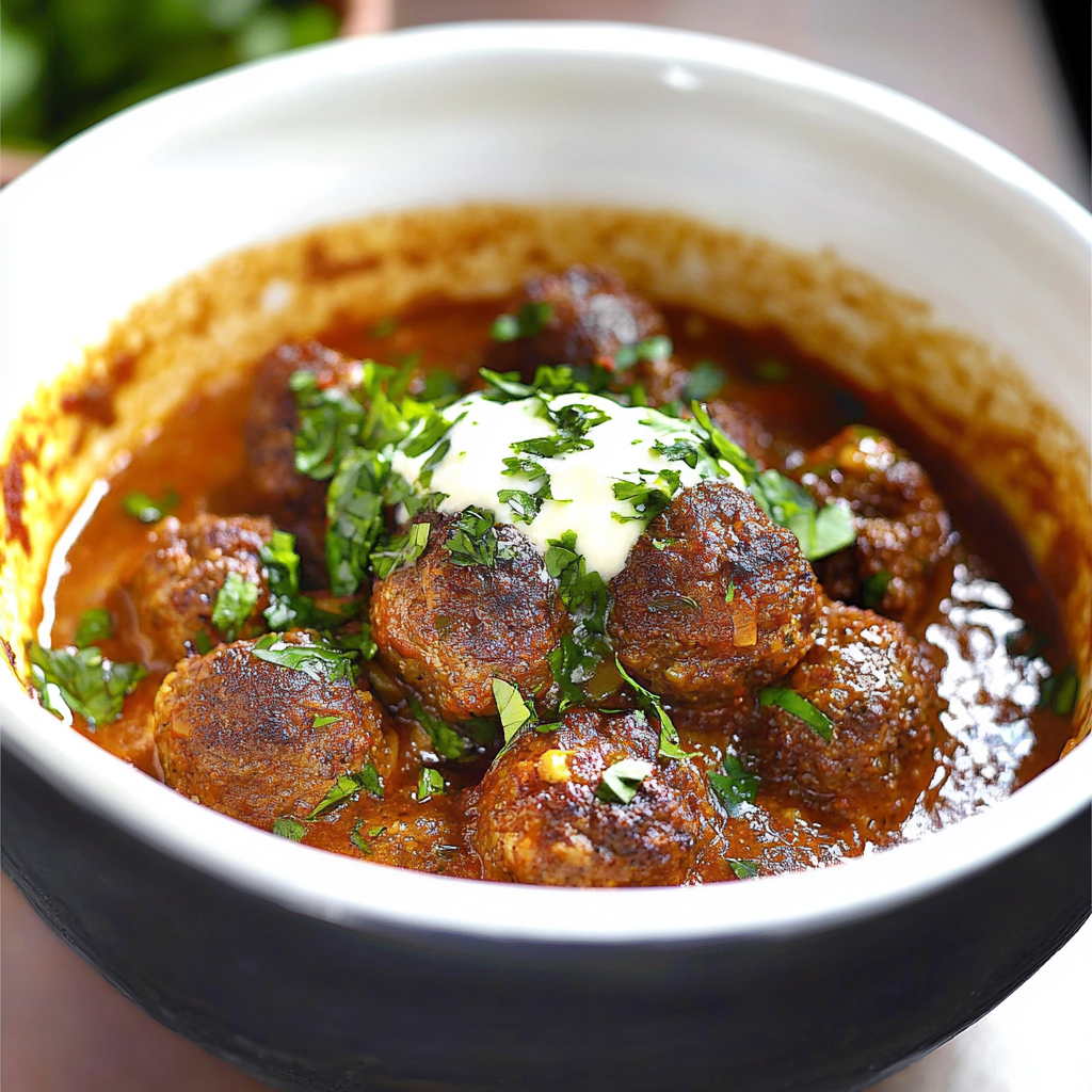 Moroccan Meatballs (Meatball Tagine)