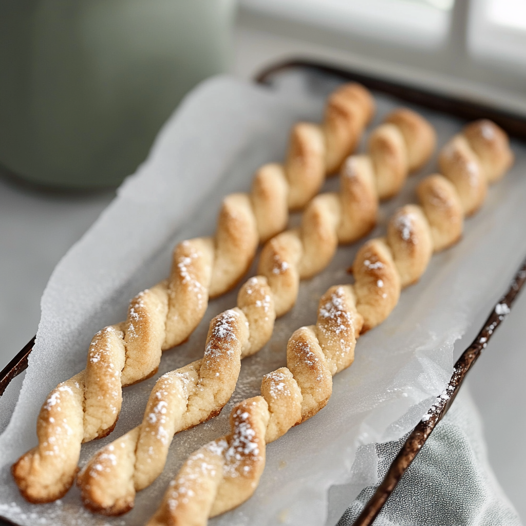Braided Sugar Cookie Stick