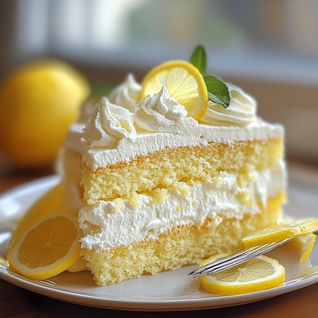 Italian Lemon Cream Cake