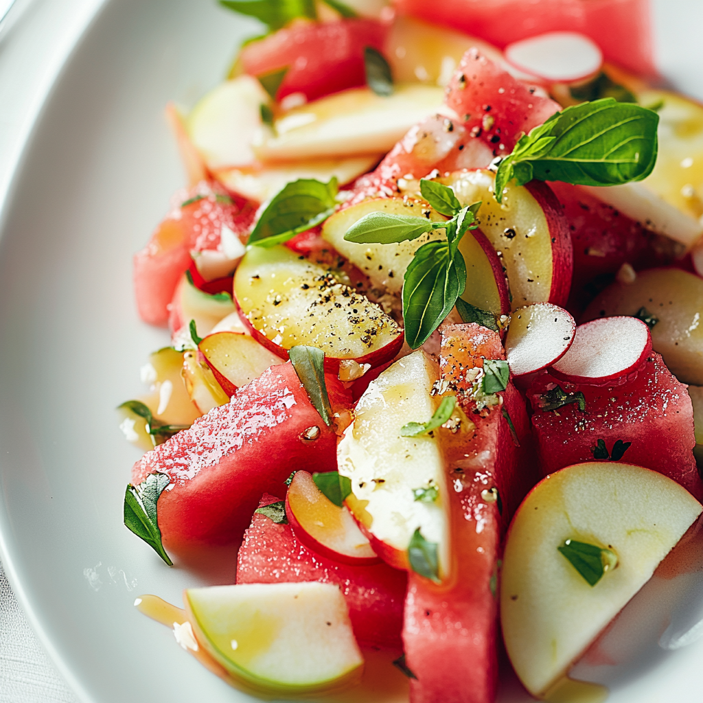 Apple Watermelon Salad