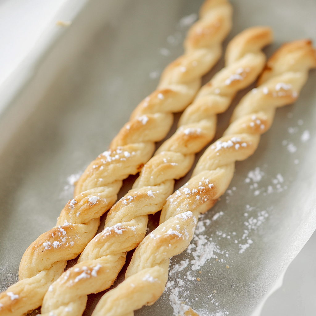 Braided Sugar Cookie Stick