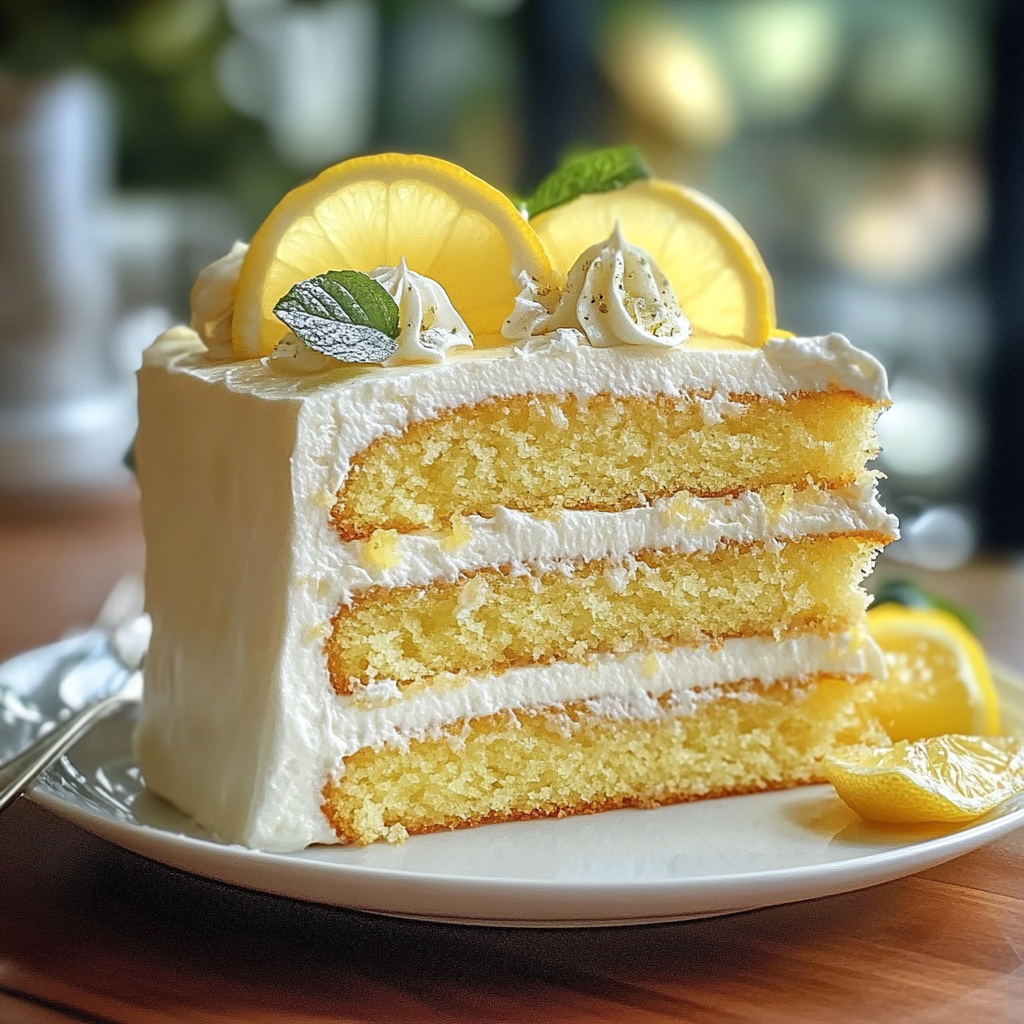 Italian Lemon Cream Cake