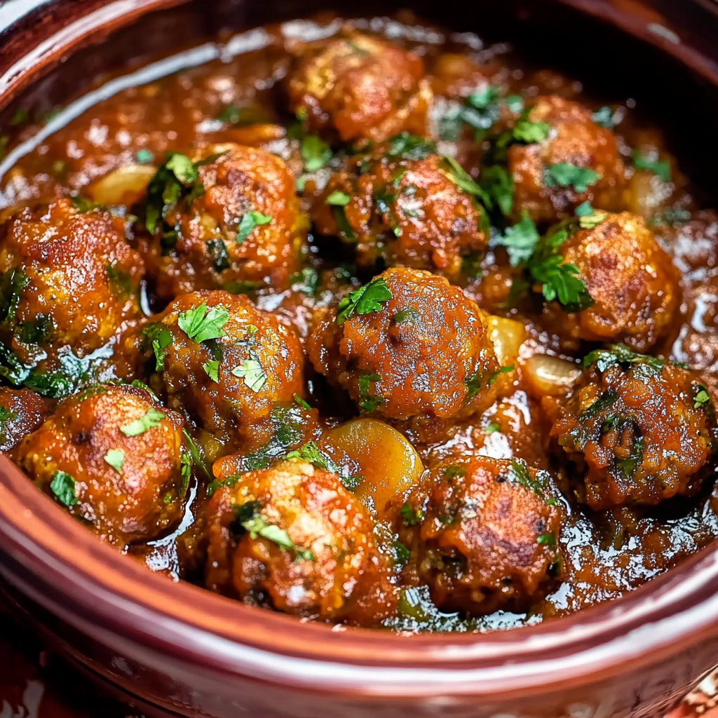 Moroccan Meatballs (Meatball Tagine)
