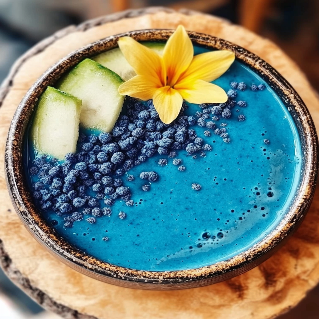 Blue Majik Spirulina Smoothie Bowl