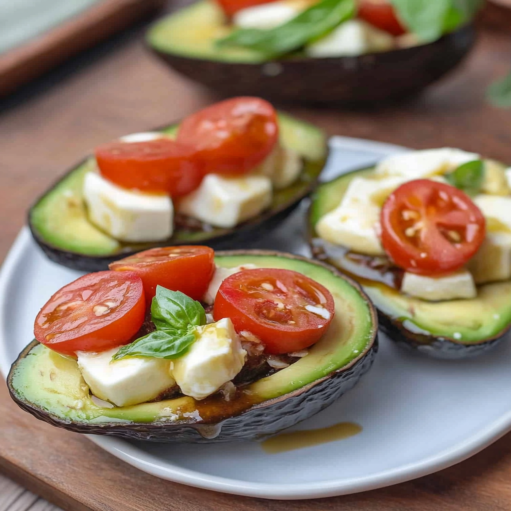 Caprese Stuffed Avocado