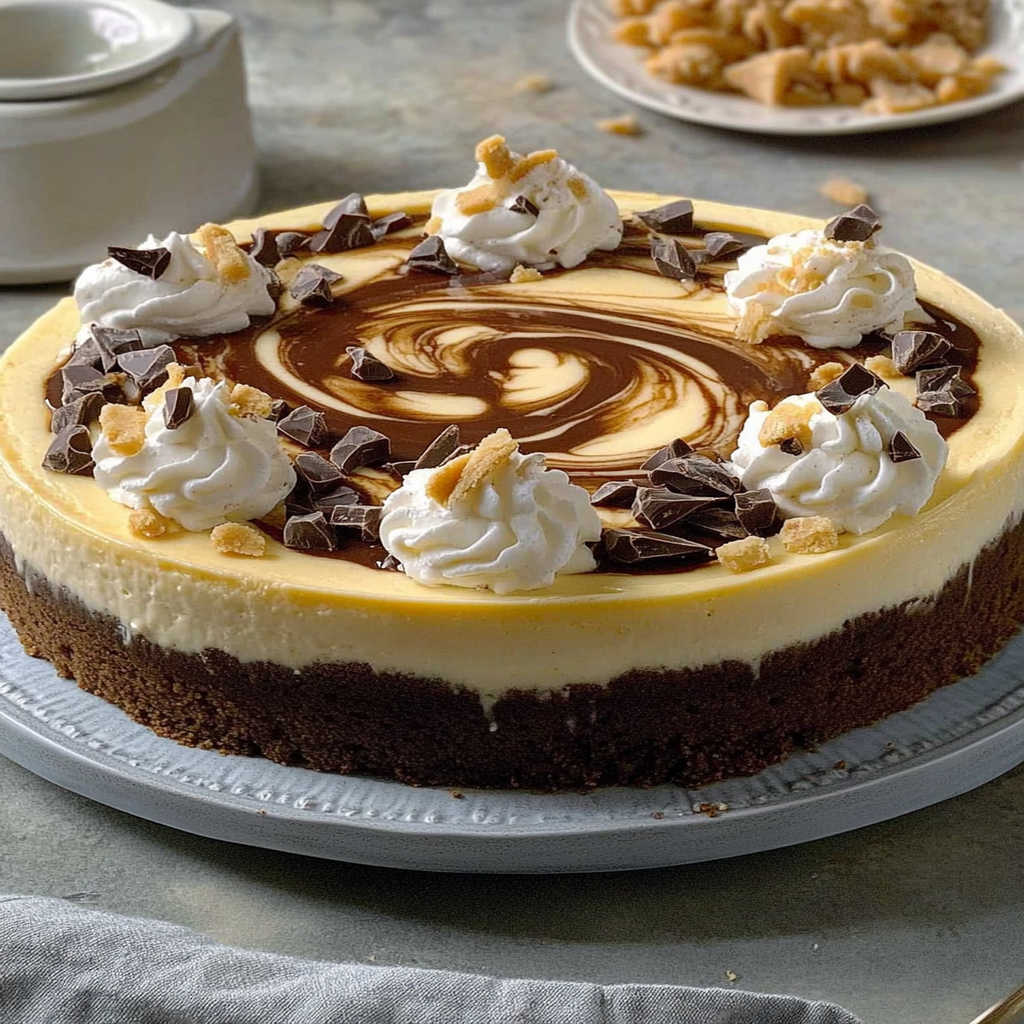 Chocolate Swirl Cheesecake