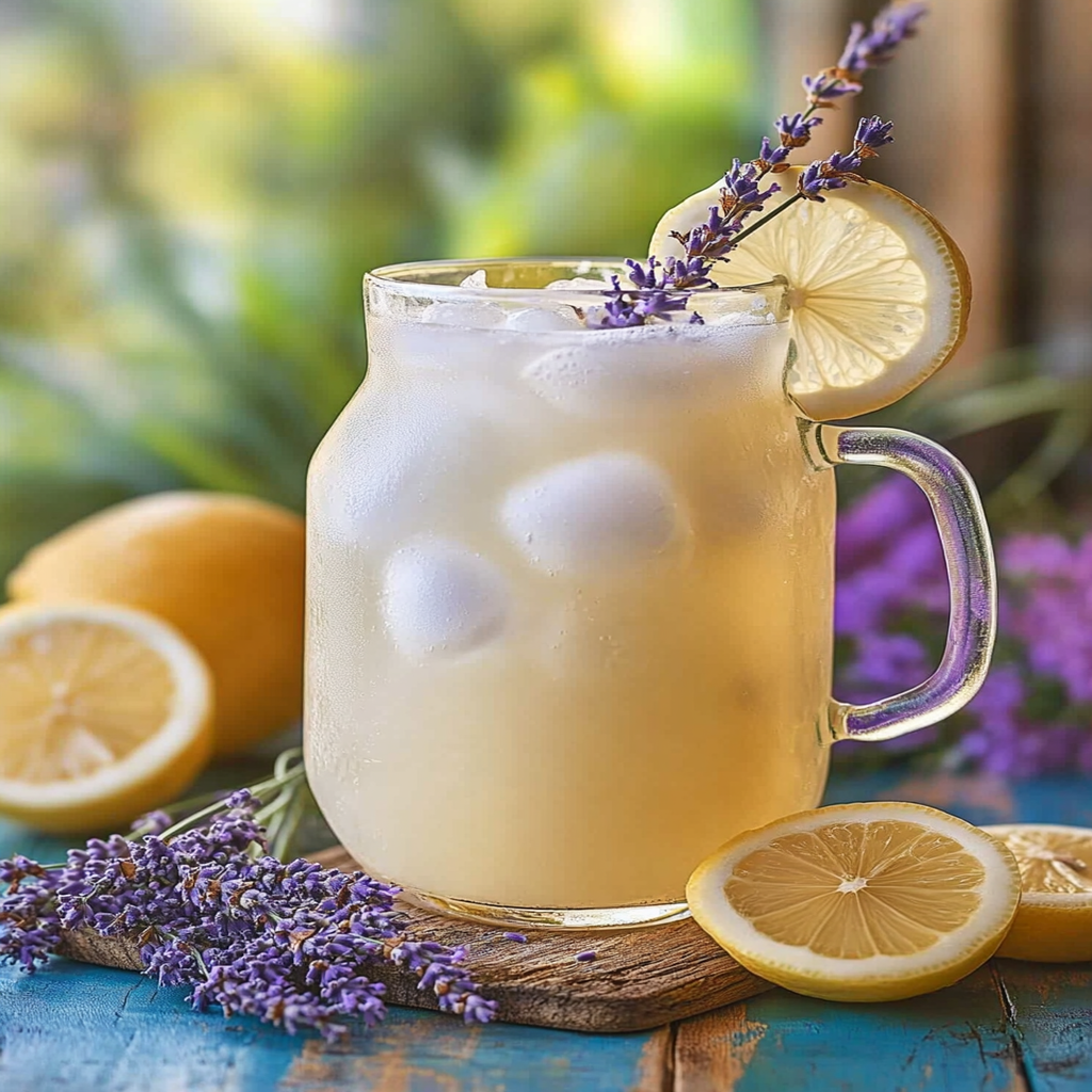 Coconut Lavender Lemonade Mocktail