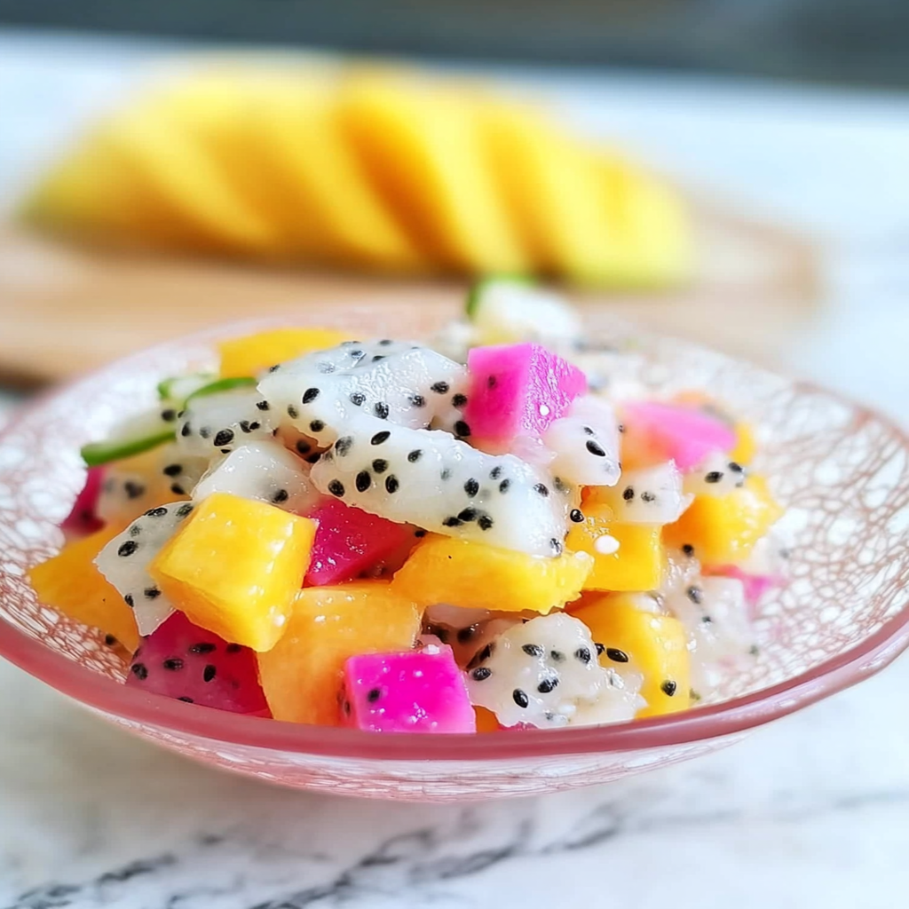Dragon Fruit Mango Salsa