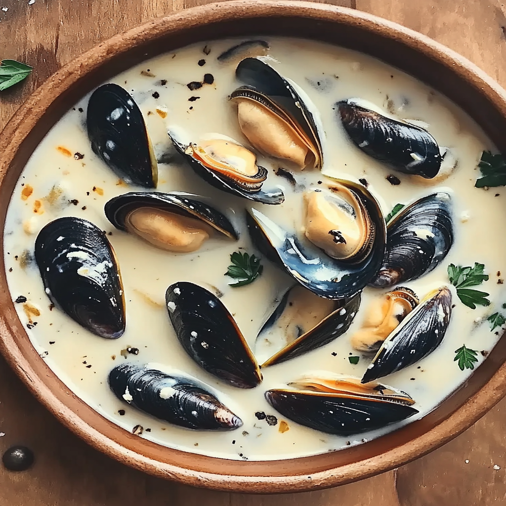 Mussels in White Wine Sauce