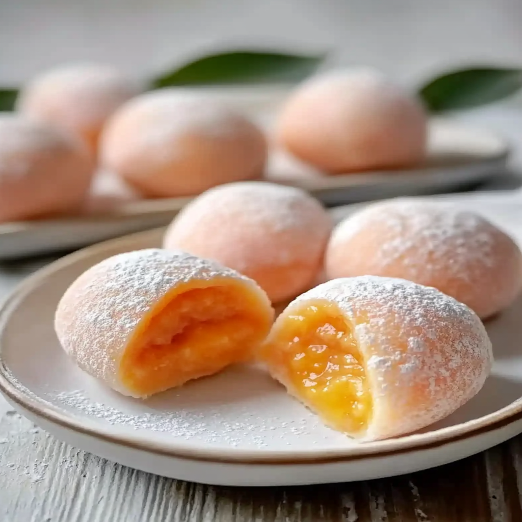 Whole Peach Mochi