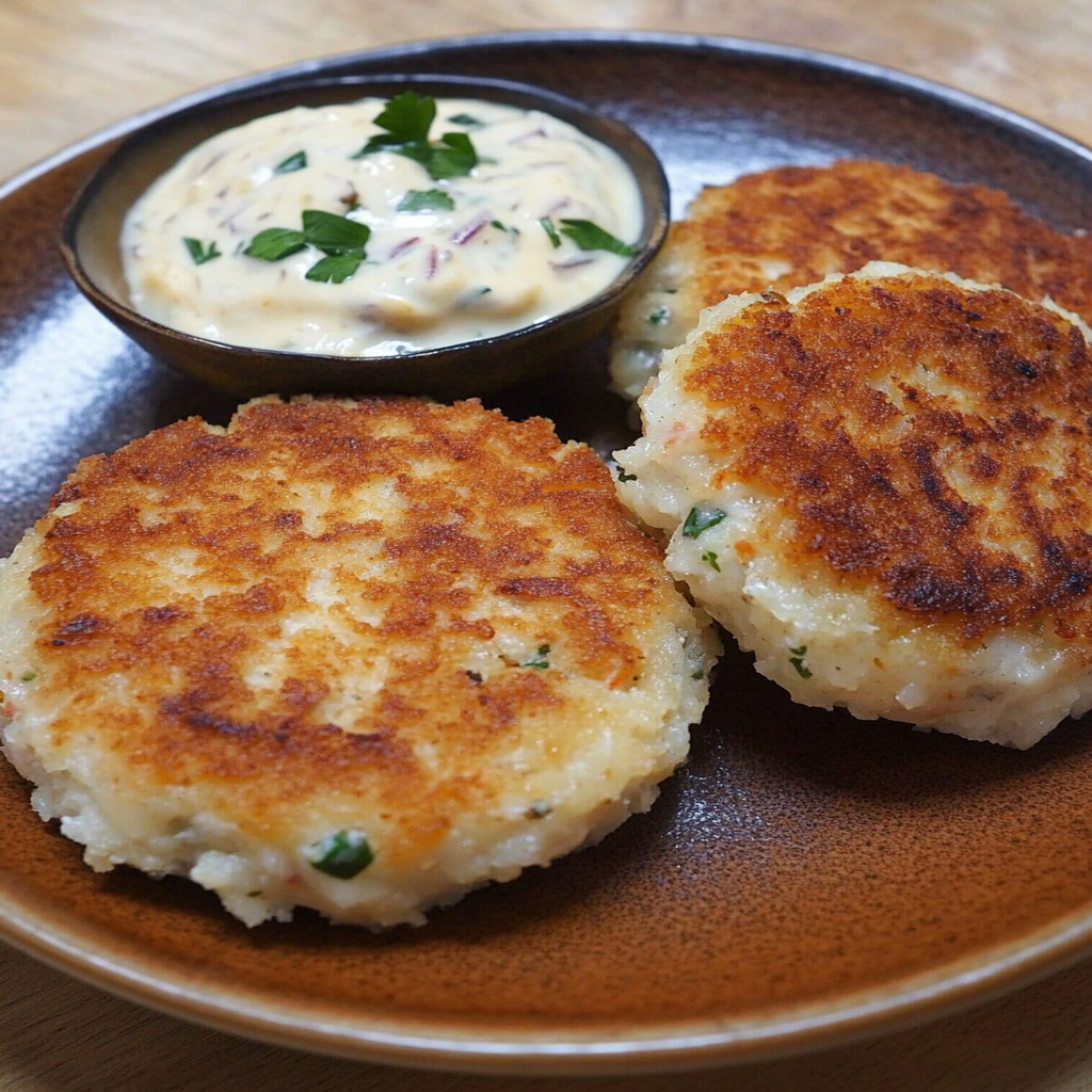 Easy Fish Cakes with Tartar Sauce