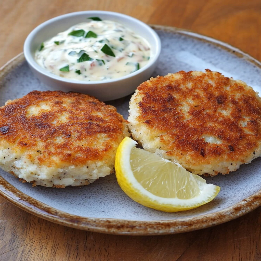 Easy Fish Cakes with Tartar Sauce