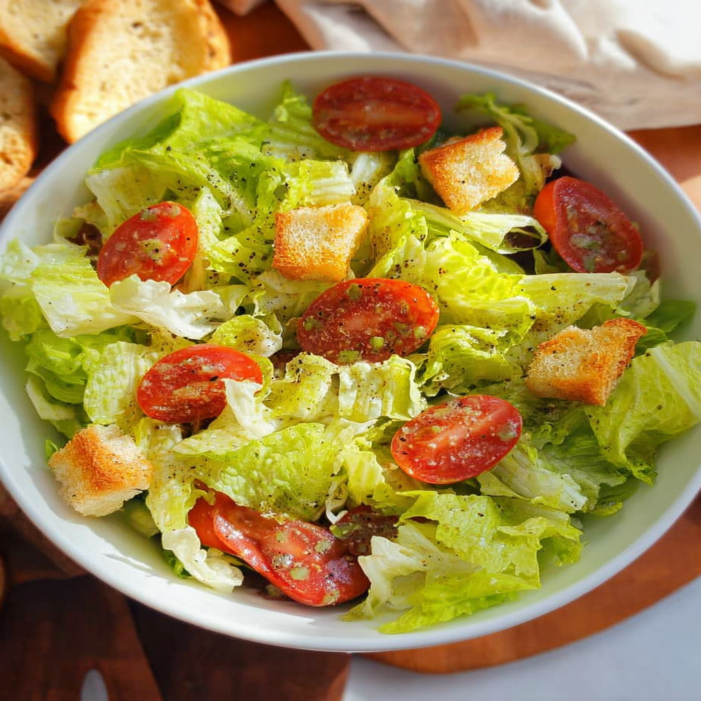 Lettuce Salad with Italian Dressing