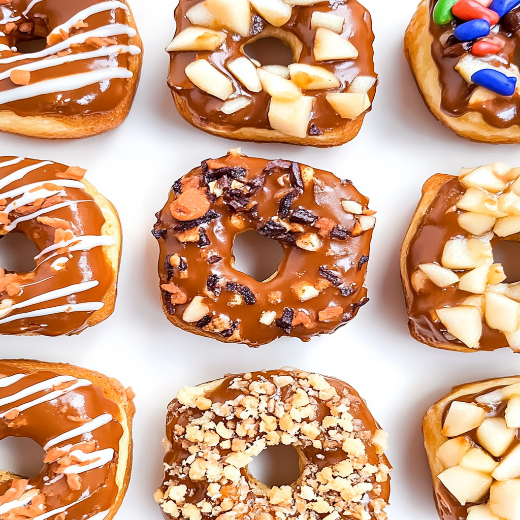No-Bake Apple Donuts (Fun & Healthy Snack for Kids!)