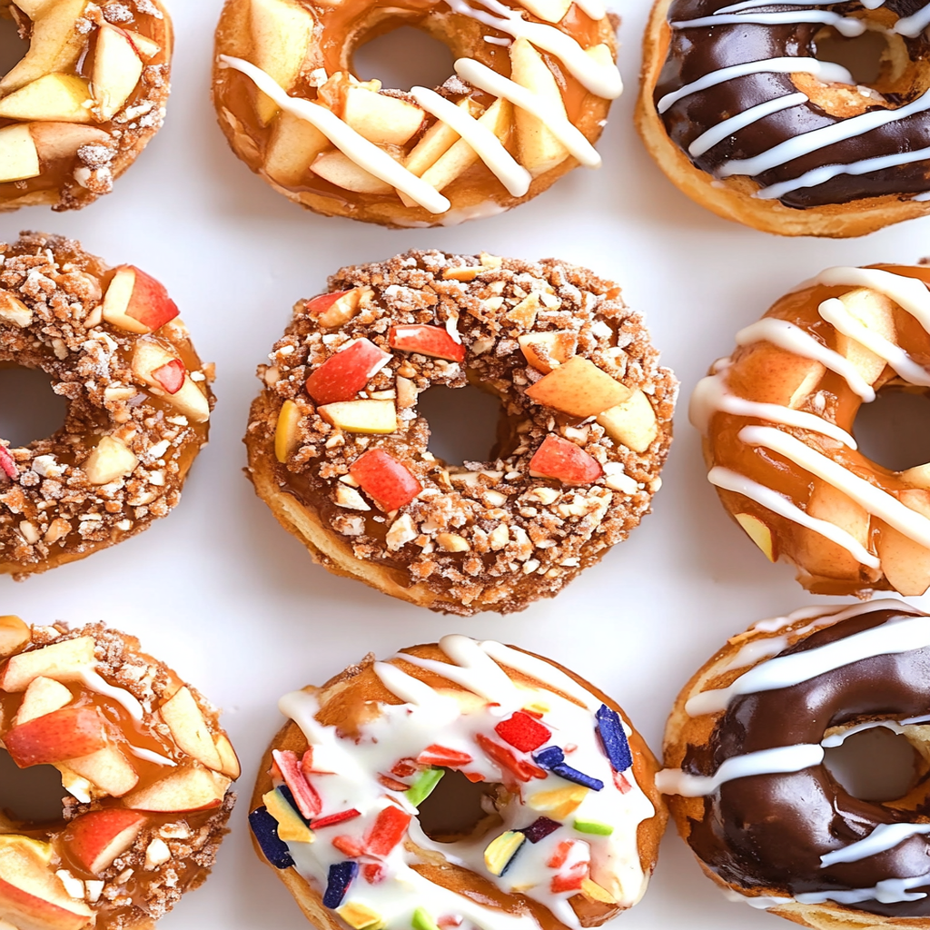 No-Bake Apple Donuts (Fun & Healthy Snack for Kids!)
