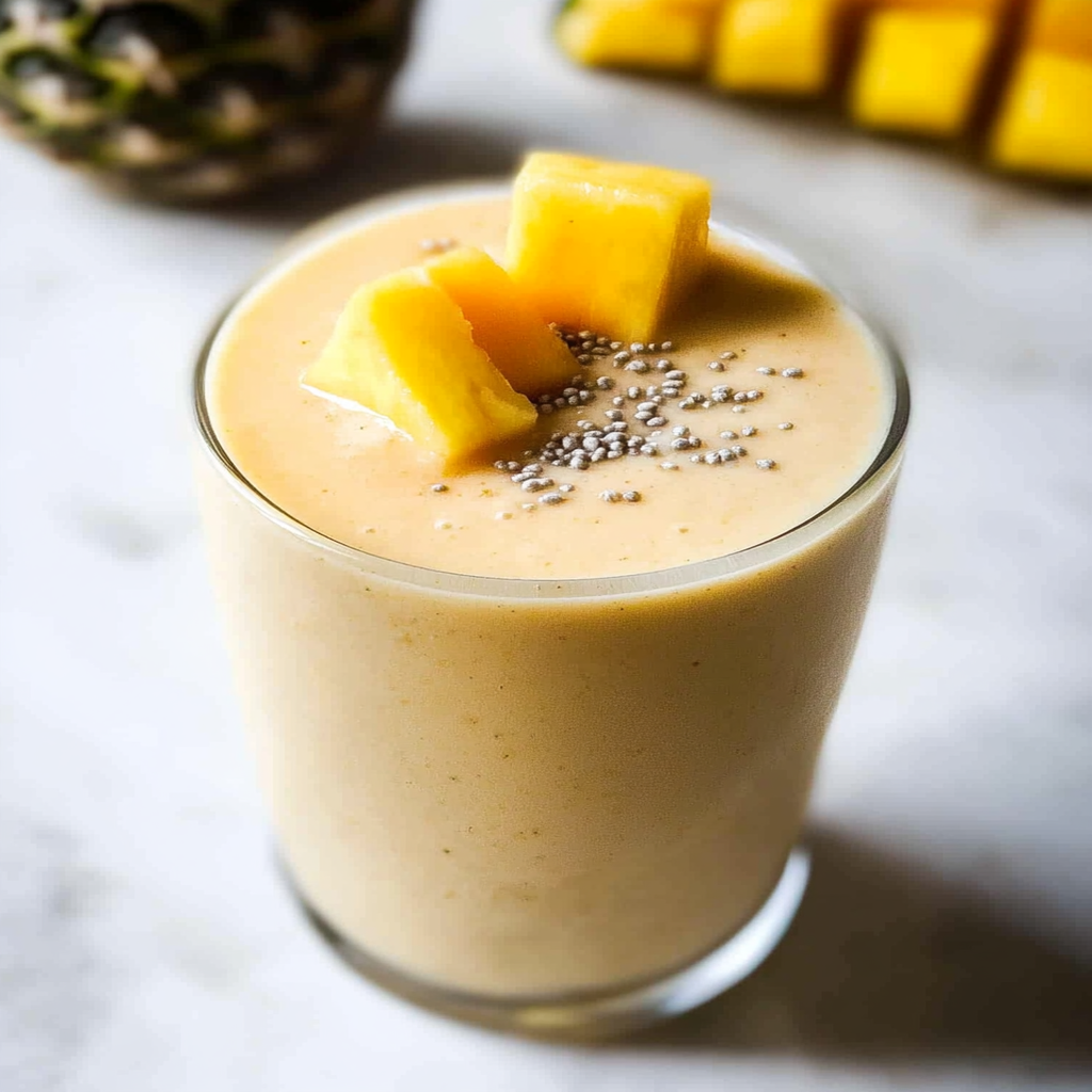 Tropical Mango Pineapple Protein Shake