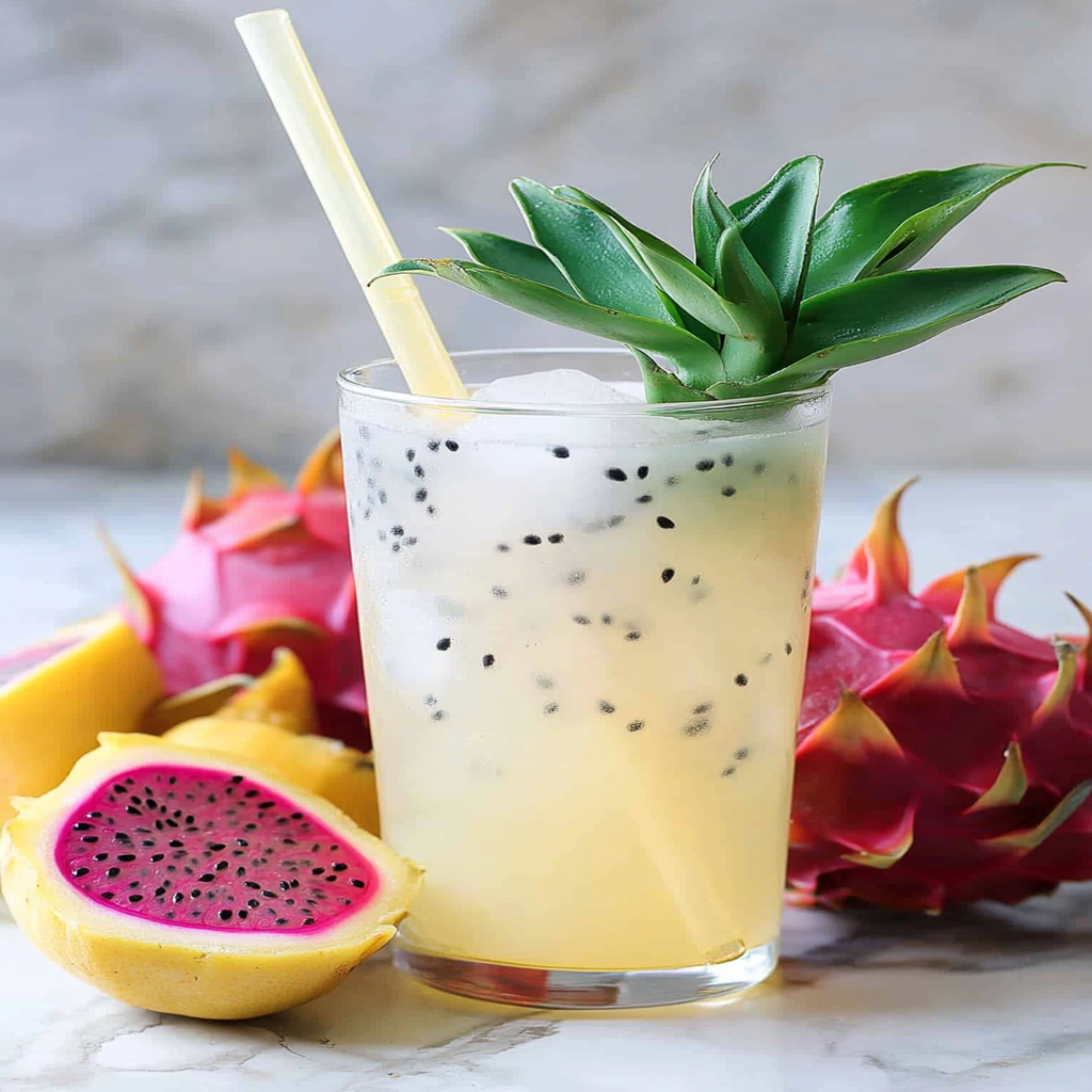 Yellow Dragon Fruit Lemonade