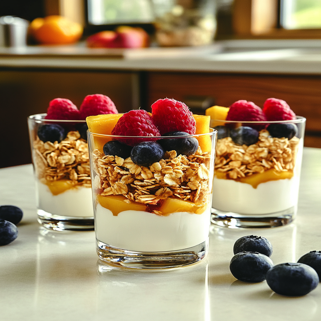 Fruit and Yogurt Parfait Cups