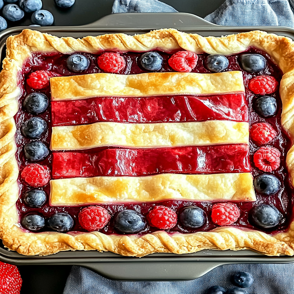 IBerry Flag Pie Recipe for Summer Celebrations