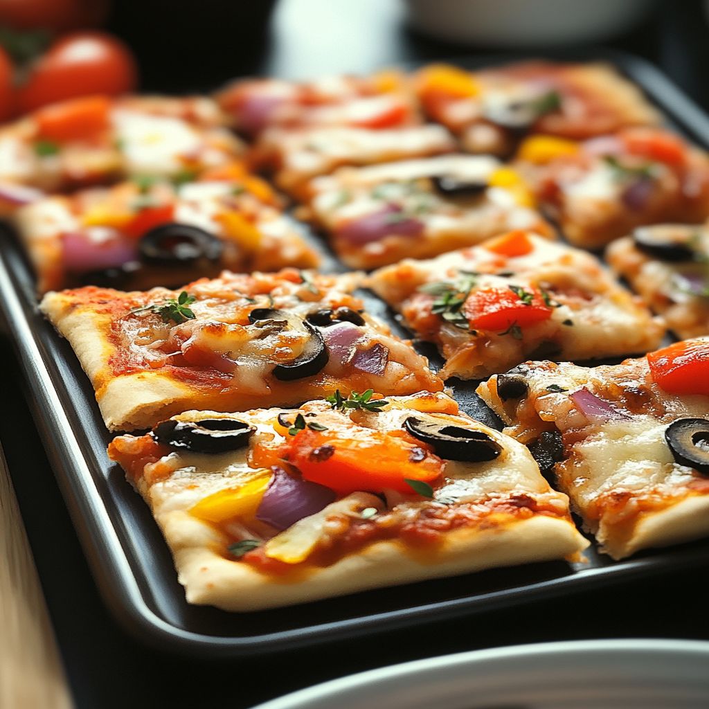 Veggie Pizza Squares