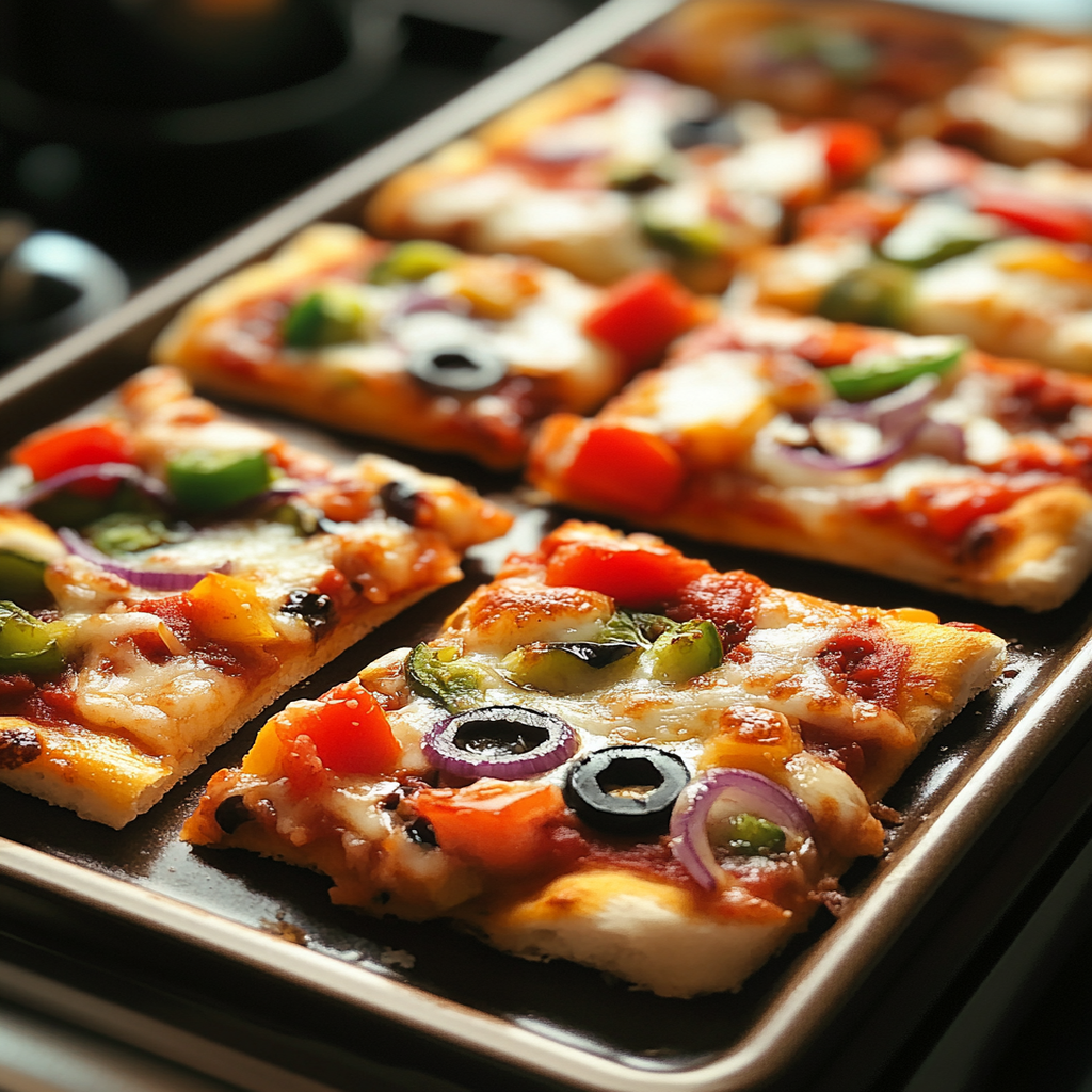 Veggie Pizza Squares