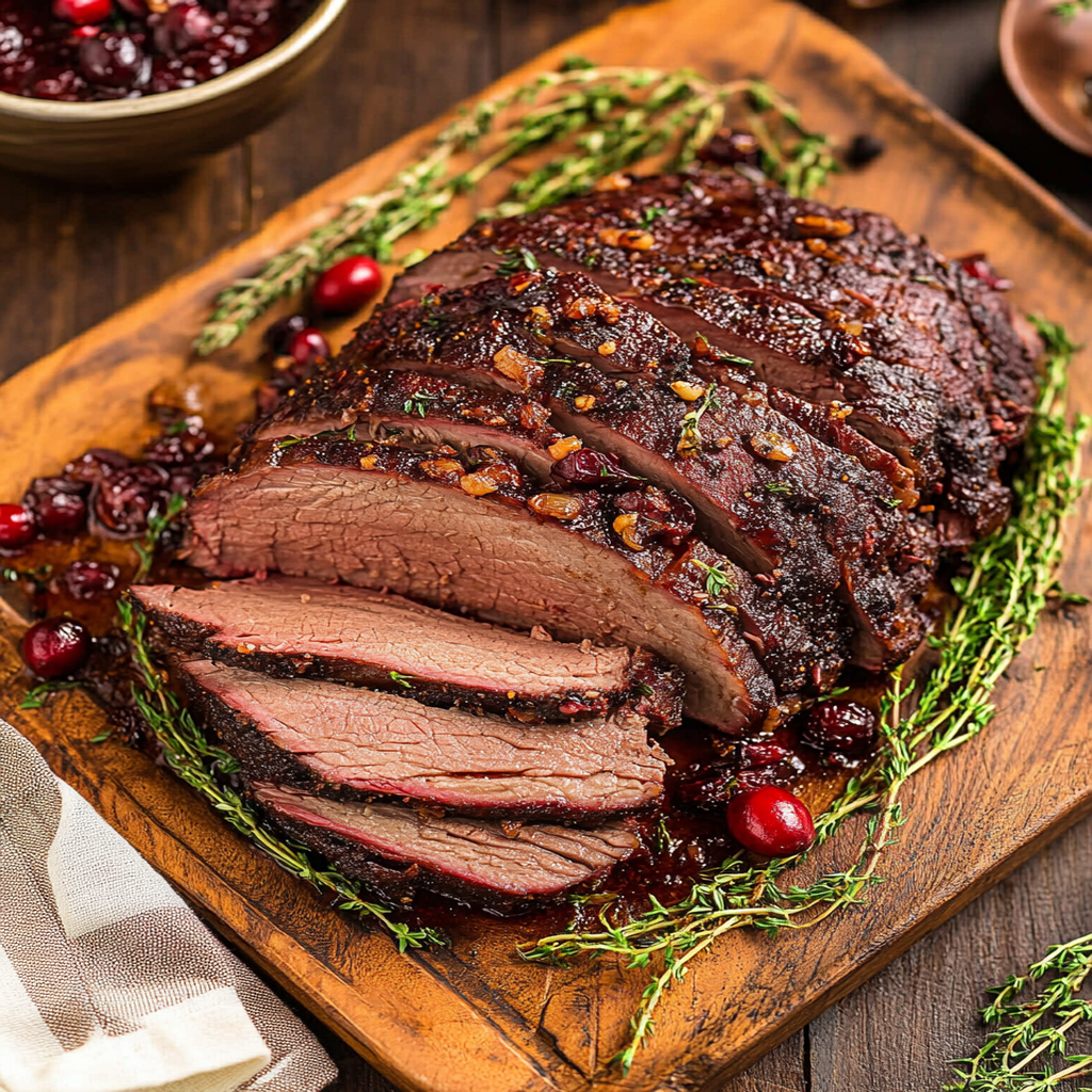 Cranberry Holiday Beef Brisket