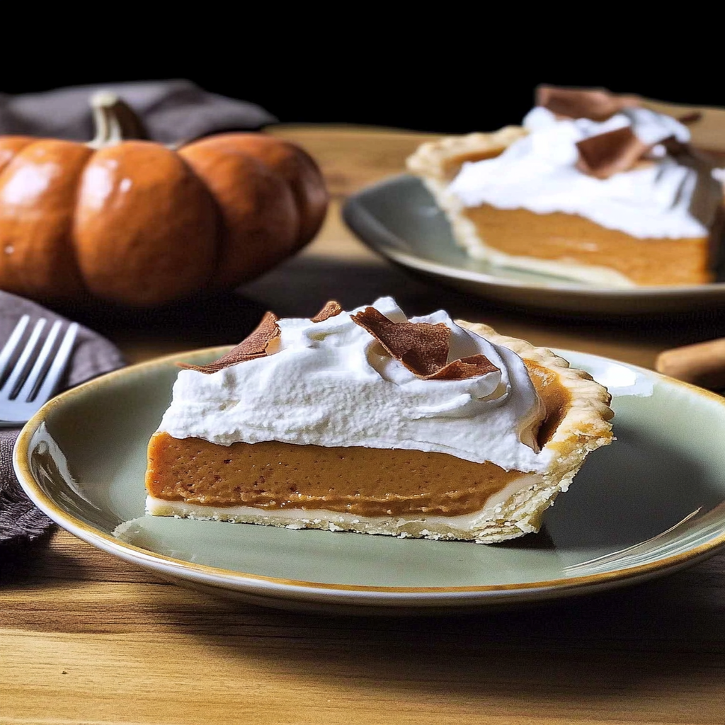 Double Layer Pumpkin Pie