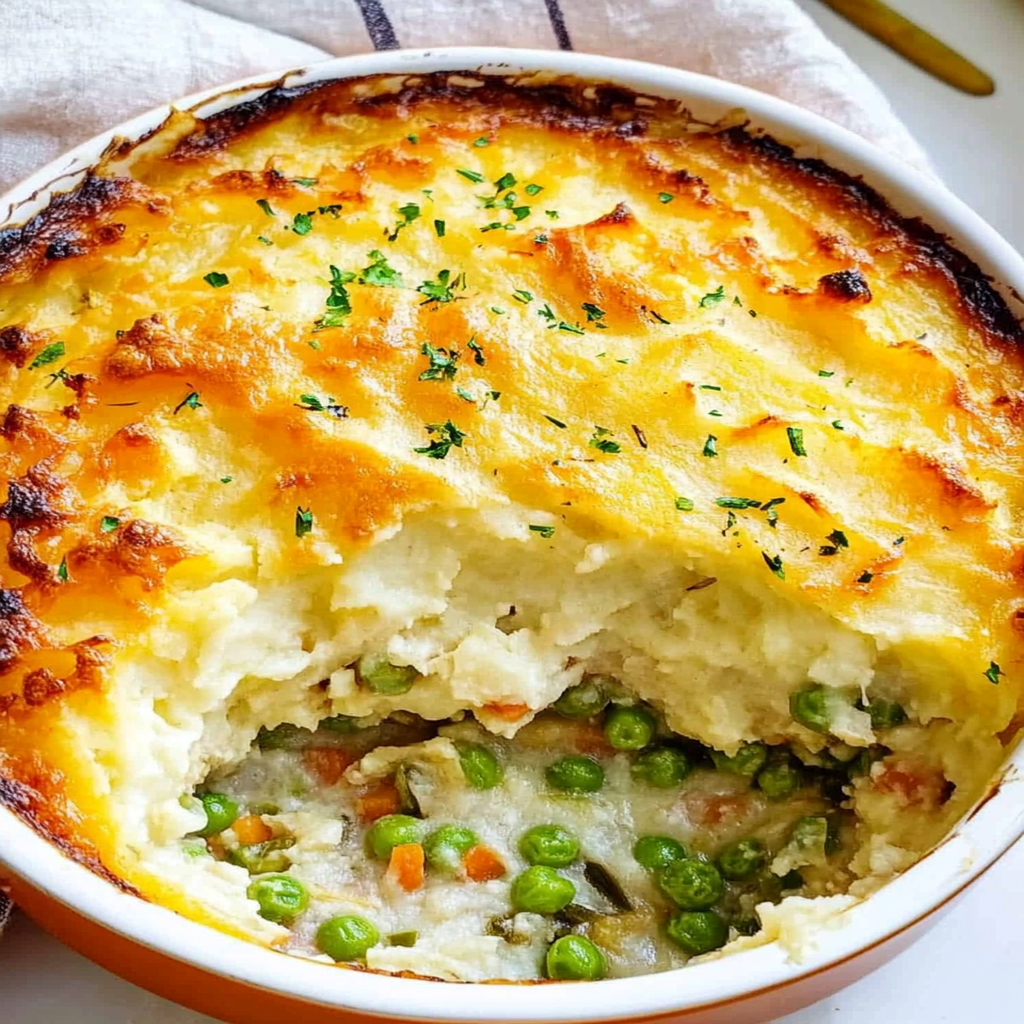 Leftover Turkey Shepherd's Pie
