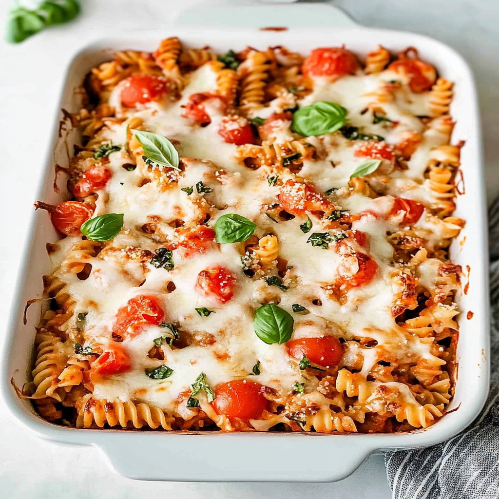 Healthy Rotini Pasta Bake