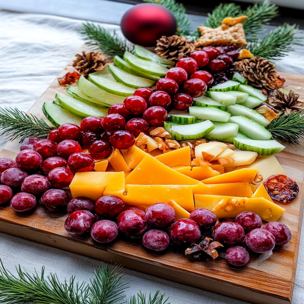 Christmas Tree Cheese Board