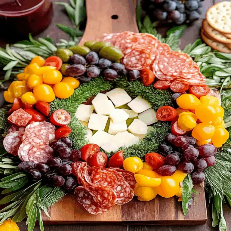 Christmas Wreath Charcuterie Board