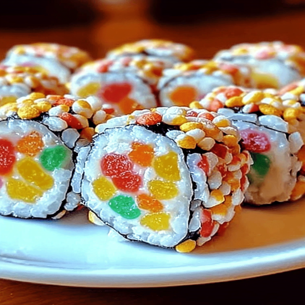 Fruity Pebbles Sushi