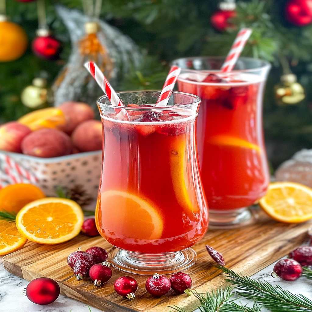 Homemade Christmas Punch for Kids (DIY Fruit Sticks)