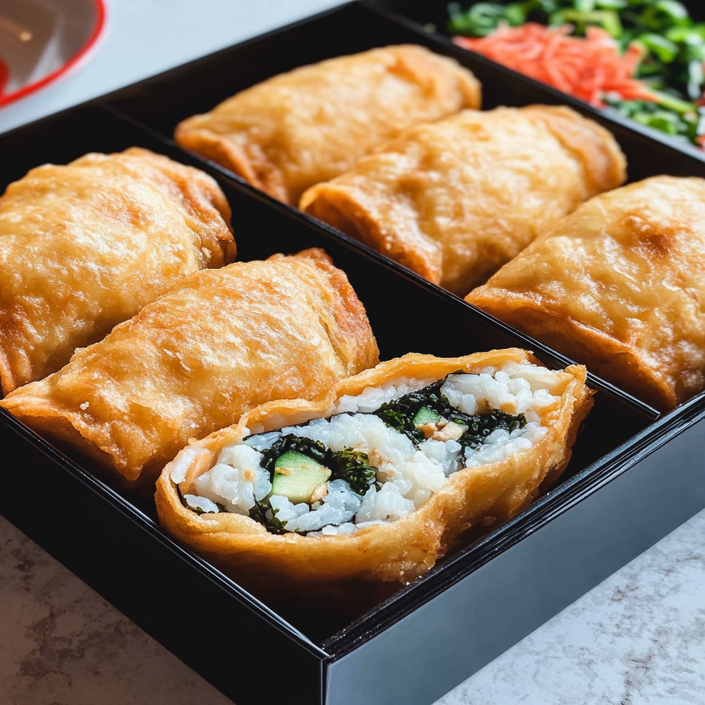 Inari Sushi (Tofu Pockets Filled with Rice)