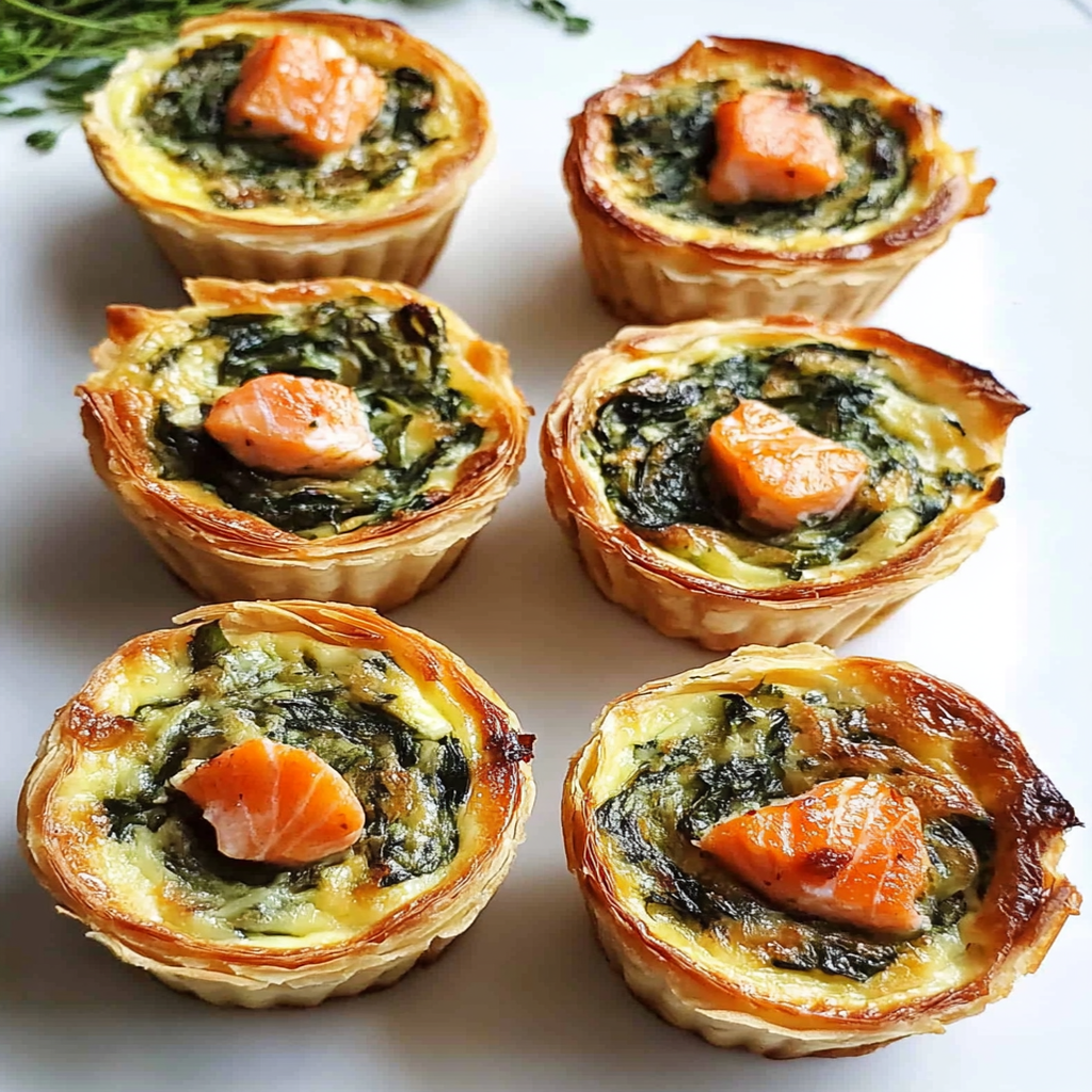 Mini Salmon Quiches